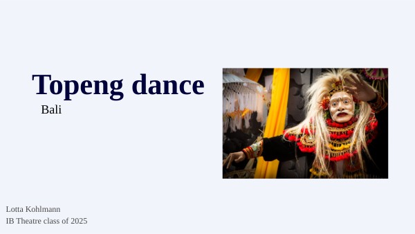 Theater topeng | Genially