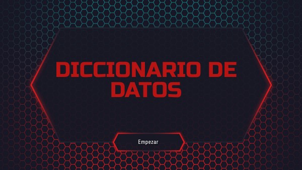 Diccionario de datos