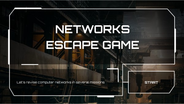 Network revision ESCAPE GAME | Genially
