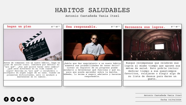 2P Act.3 PAEC / Pasos para crear un hábitos de vida saludable | Genially