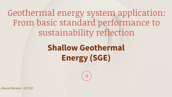 Rd. 3.2 Geothermal Energy System Application | Genially