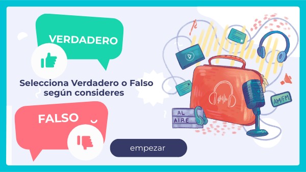 Quiz verdadero o falso | Genially