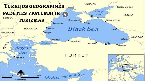Turkijos geografinės padėties ypatumai ir turizmas | Genially