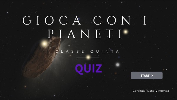 GIOCA CON I PIANETI | Genially