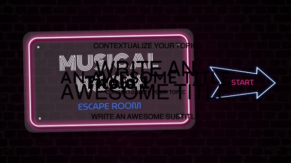 MUSICAL ROOM ESCAPE | Genially