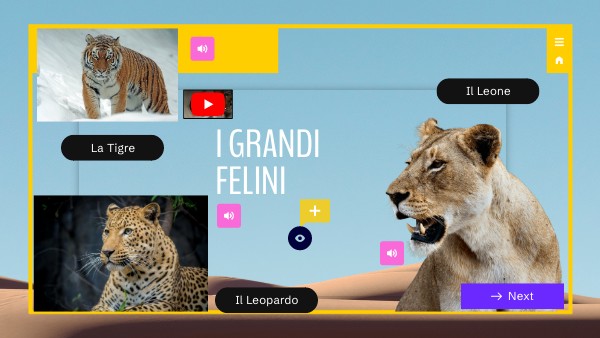 I Grandi felini | Genially