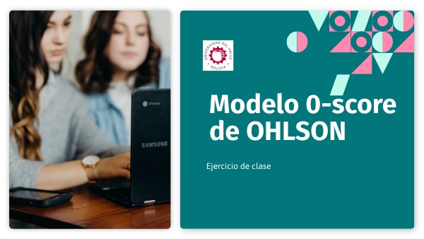 Modelo o-score de OHLSON | Genially