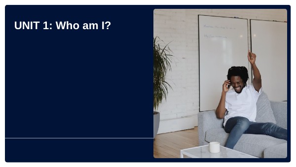 2nd AD UNIT I " Who am I?" | Genially