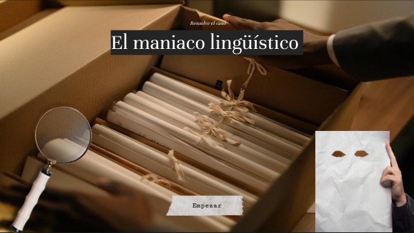 ¿Quién es el maniaco? | Genially