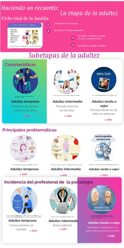 Haciendo un recuento: La etapa de la adultez | Genially