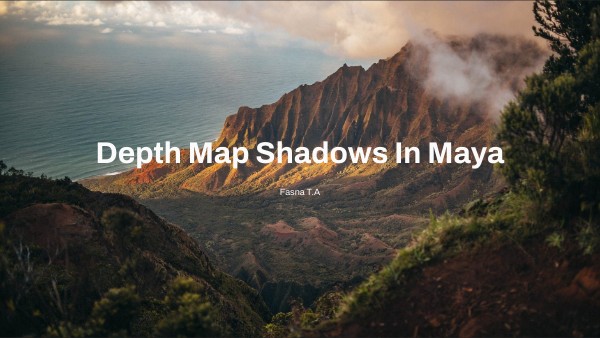Depth map shadows in maya | Genially