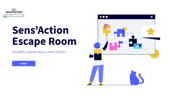 ESCAPE ROOM GAME SENS ACTION