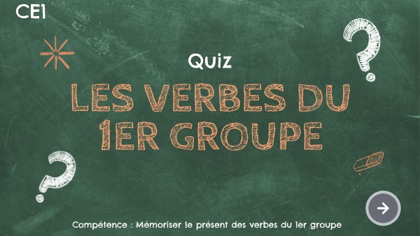 Quiz Verbes en -er