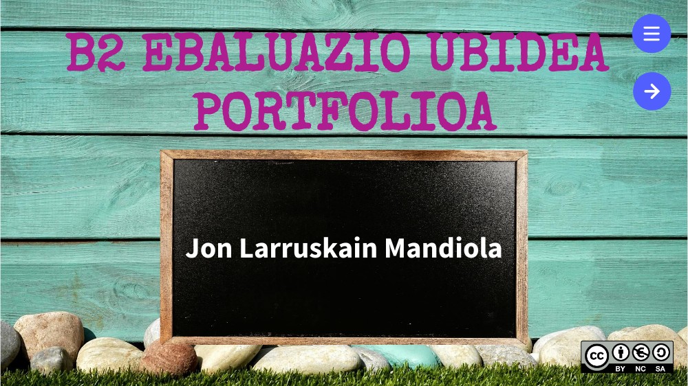 B2 Portfolioa Ebaluazio Ubidea