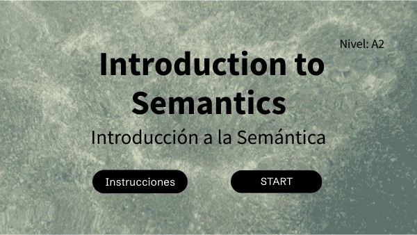 Introduction to Semantics | Genially