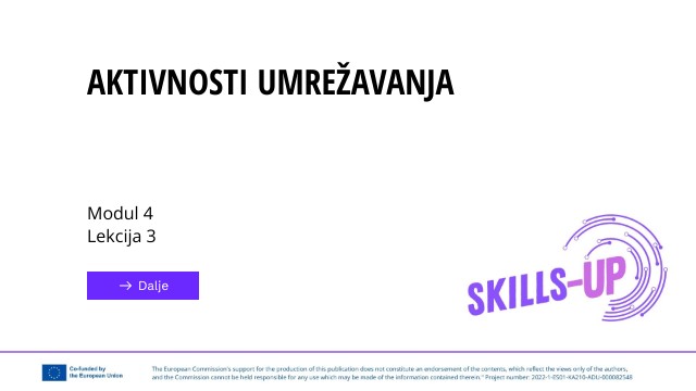 NETWORKING ACTIVITIES - Lesson 3, Module 4 | Genially