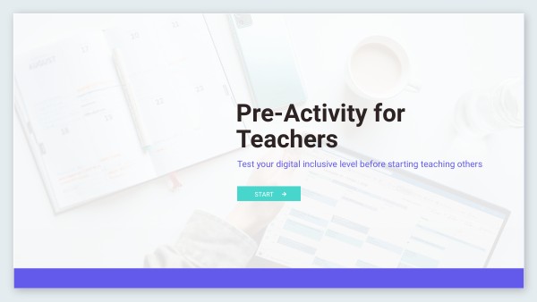 Pre-Activity for Teachers