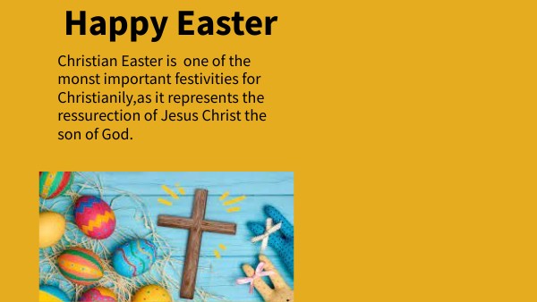 Easter interactive card