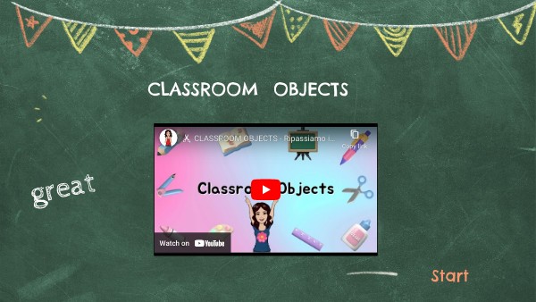 Classroom Objects | Genially