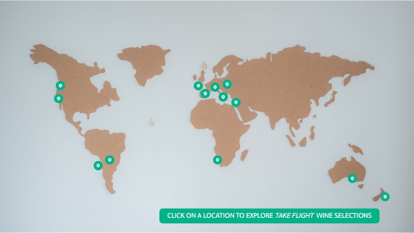 Take Flight Wine Map