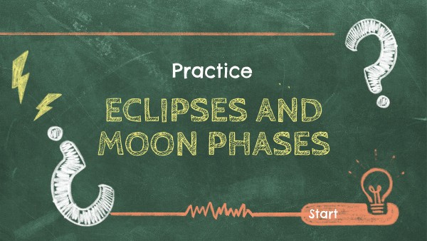 Eclipses and Moon Phases Diagram Practice | Genially