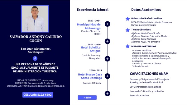 CV GALINDO | Genially