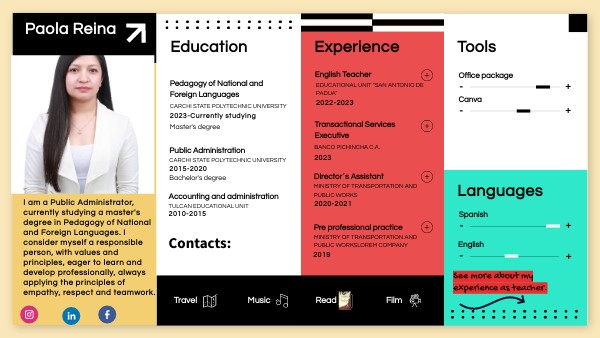 CV COMPACT | Genially