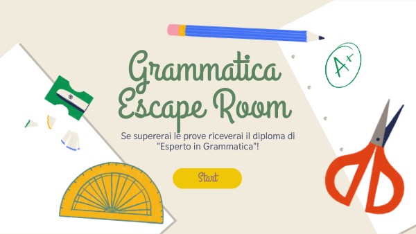 Escape room GRAMMATICA