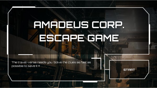 AMADEUS CORP. ESCAPE GAME