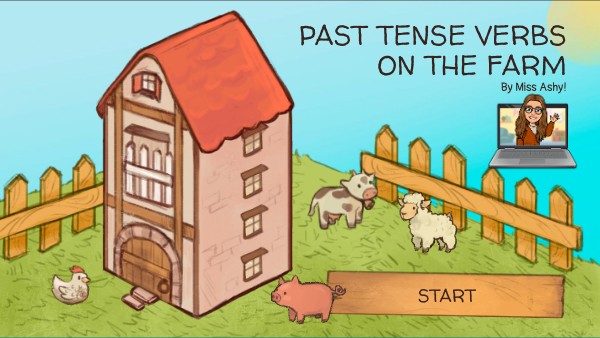 Past Tense Verbs on the Farm