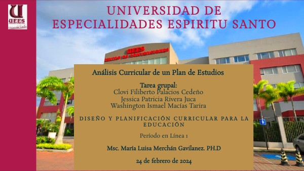 TRABAJO GRUPAL. ANÁLISIS DEL PLAN DE ESTUDIOS EDUCACIÓN EN LÍNEA