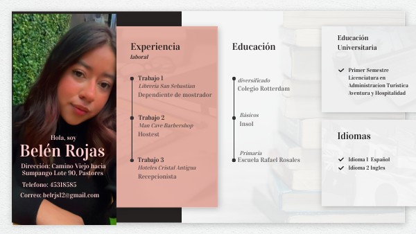 CV BIOGRAFÍA Belén Rojas | Genially