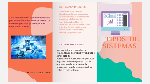 TRÍPTICO SISTEMAS | Genially