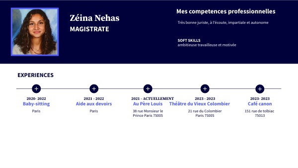 CV interactif | Genially