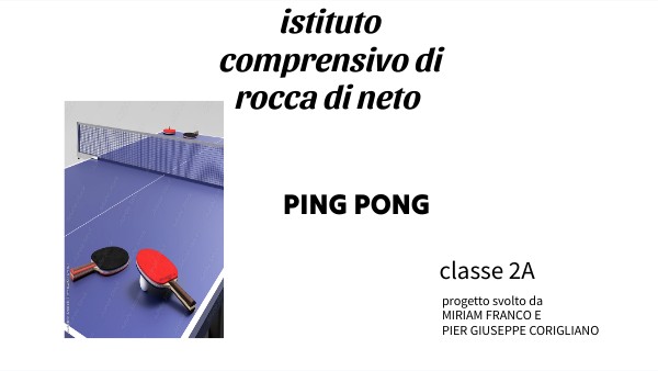 PING PONG | Genially