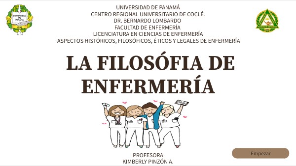 FILOSOFÍA DE ENFERMERÍA | Genially