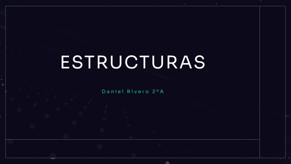 estructuras | Genially