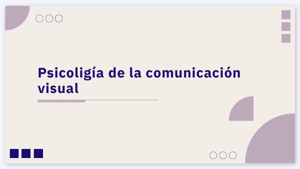 psicologia de la comunicación visual | Genially