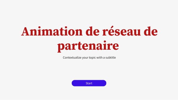 Présentation interactive basique