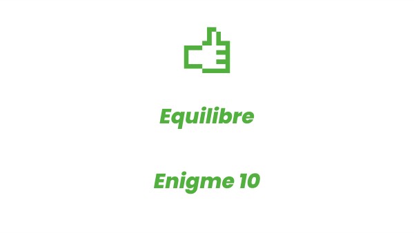 énigme 10 vert hygiène de vie