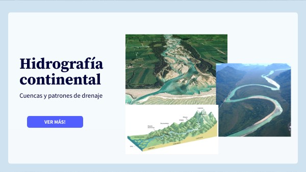 HIDROGRAFÍA CONTINENTAL - PATRONES | Genially