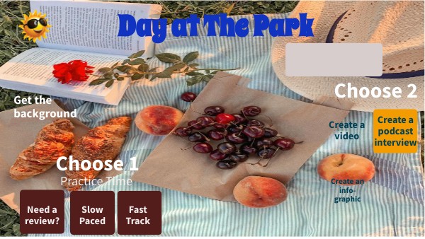 Template choice board - blank | Genially