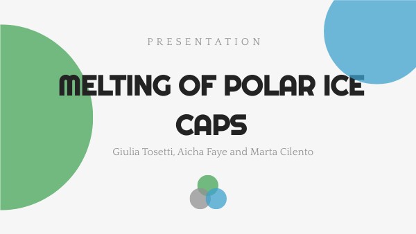 Melting of polar ice caps