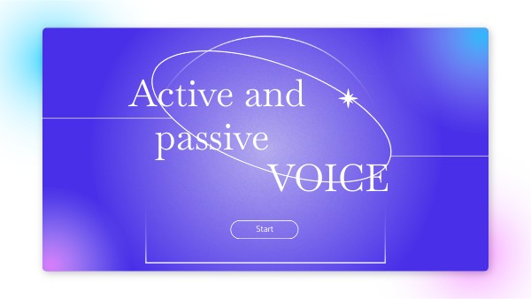 ACTIVE AND PASSIVE VOICE | Genially