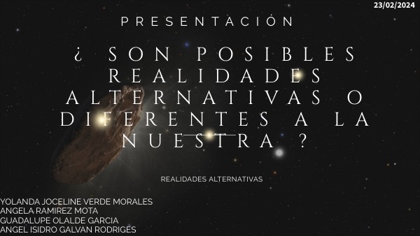 realidades alternativas | Genially