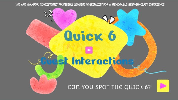 Quick 6 Quiz | Genially