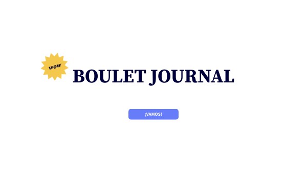 BOULET JOURNAL | Genially