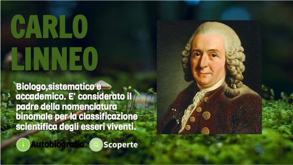 Presentazione Carlo Linneo