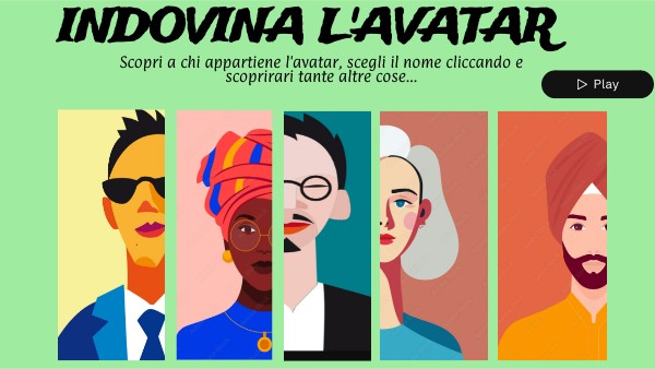 Gamification Indovina l'avatar