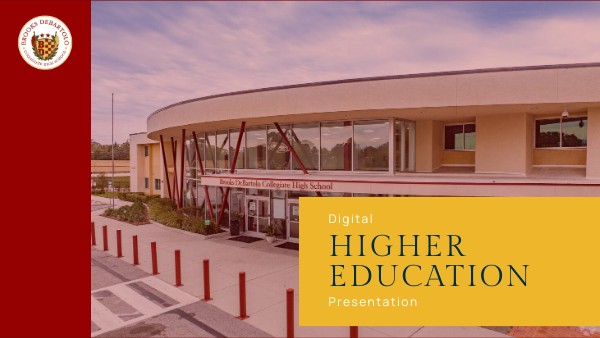 Digital Higher Education Presentation | Genially